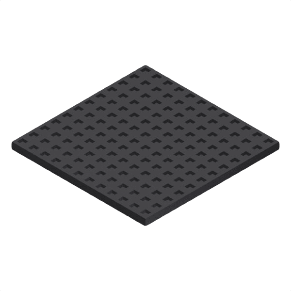 Mason Neoprene Pads for Vibration Isolation | Vibra-Sonic Control